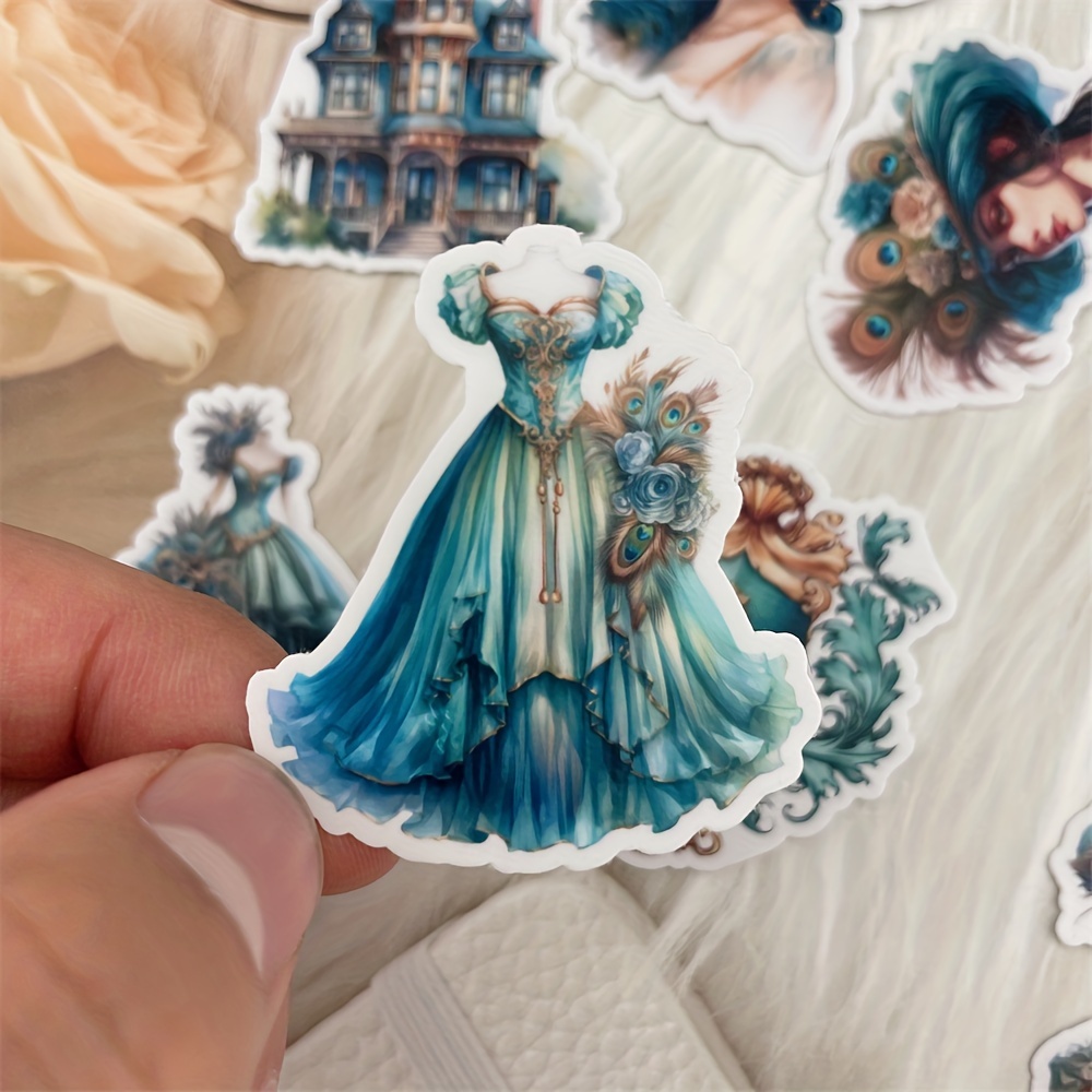 Vintage Hand Account Stickers Decoration Vintage Sticker - Temu