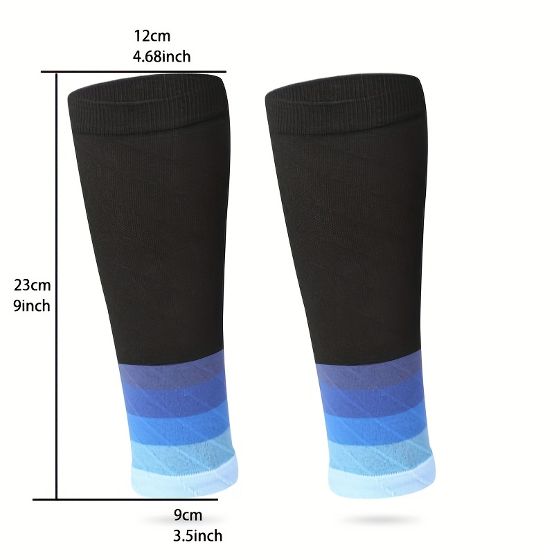 Ombre Color Compression Sleeve Socks Leg Support Sporty - Temu Canada