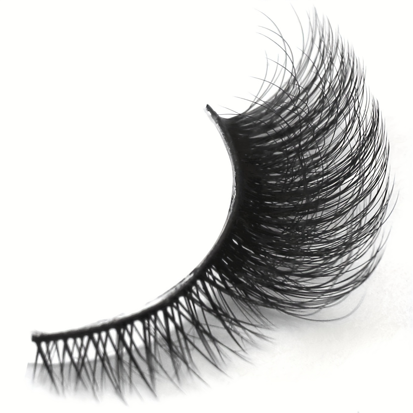 Full Strip False Eyelashes Thick Curling Fluffy Wispy False - Temu ...