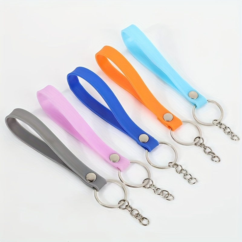 Fob Bracelet Wristlet Keychain With Clasp Colorful Bag Charm - Temu New ...