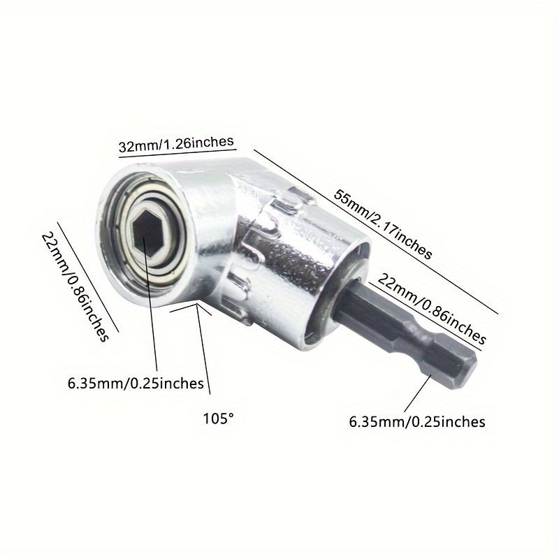 105 degree flexible angle screwdriver attachment high speed Temu United Kingdom