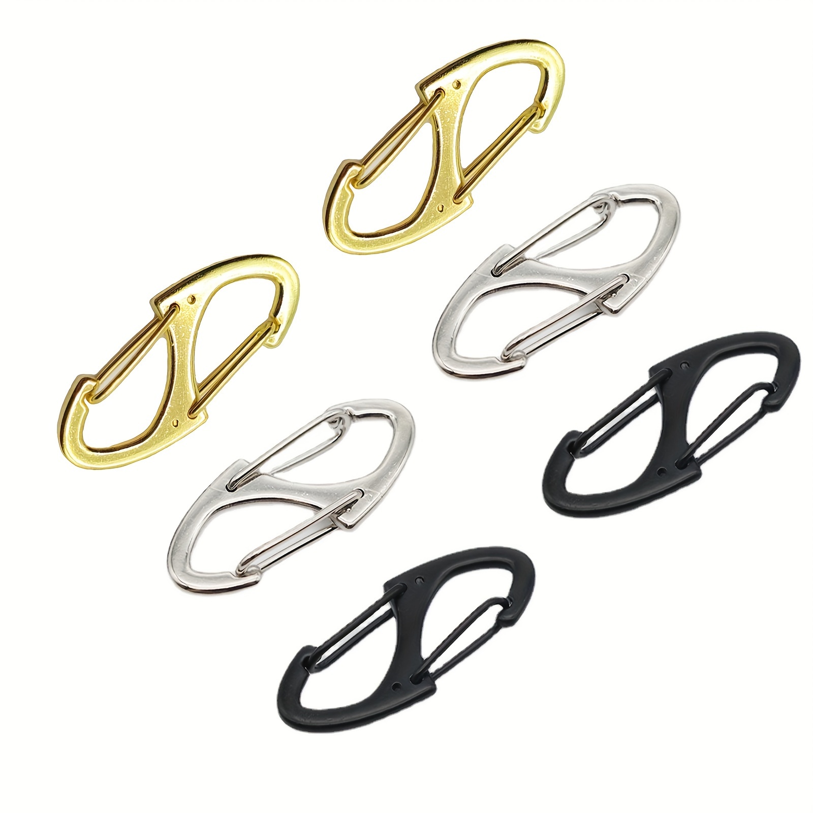 Outdoor S-shaped Aluminum Alloy Buckle, Quick Hanging Carabiners, For ...