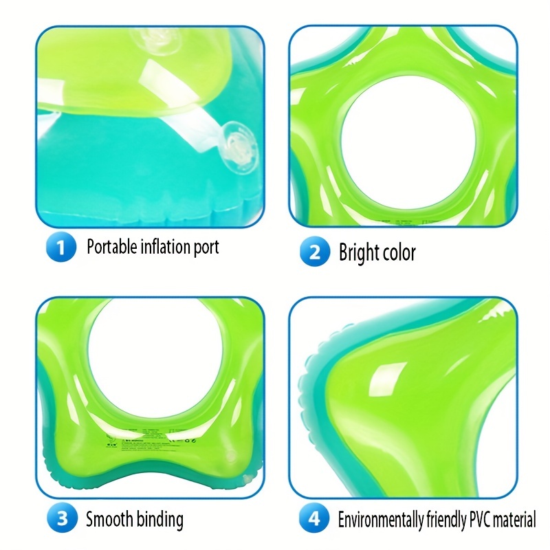 Inflatable Pool Floats Swimming Ring Glitter Cute - Temu