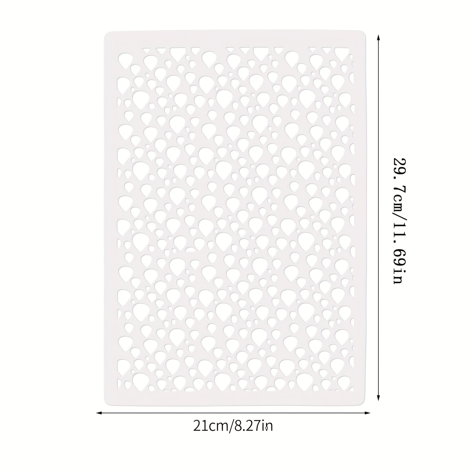 1pc A4 サイズの水滴絵画テンプレート 壁面 木の板 Diy 粘着装飾 生地 紙絵 スプレー塗装 カラー塗装用 Temu Japan