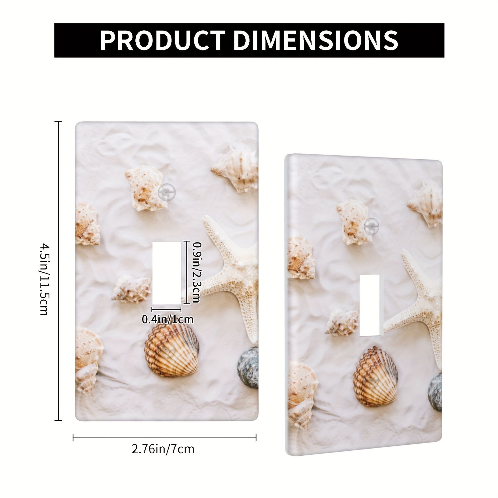 Light Switch Cover Decorative Wall Panel Toggle Switch Plate - Temu