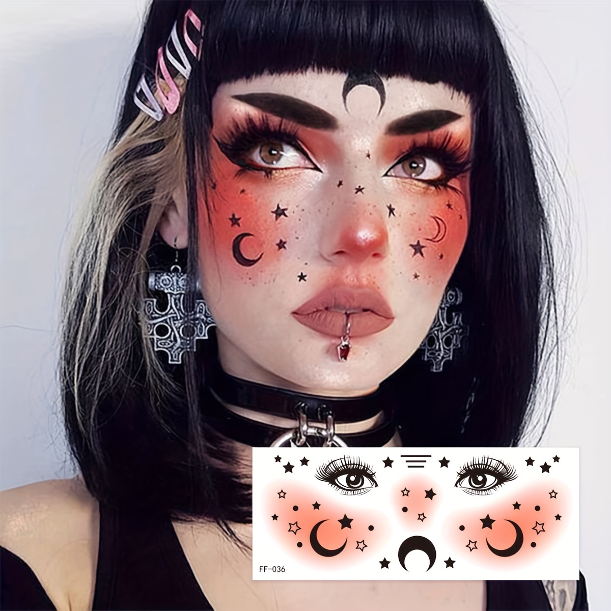 Valentine's Day Makeup Waterproof Tattoo Stickers Sweet - Temu Australia