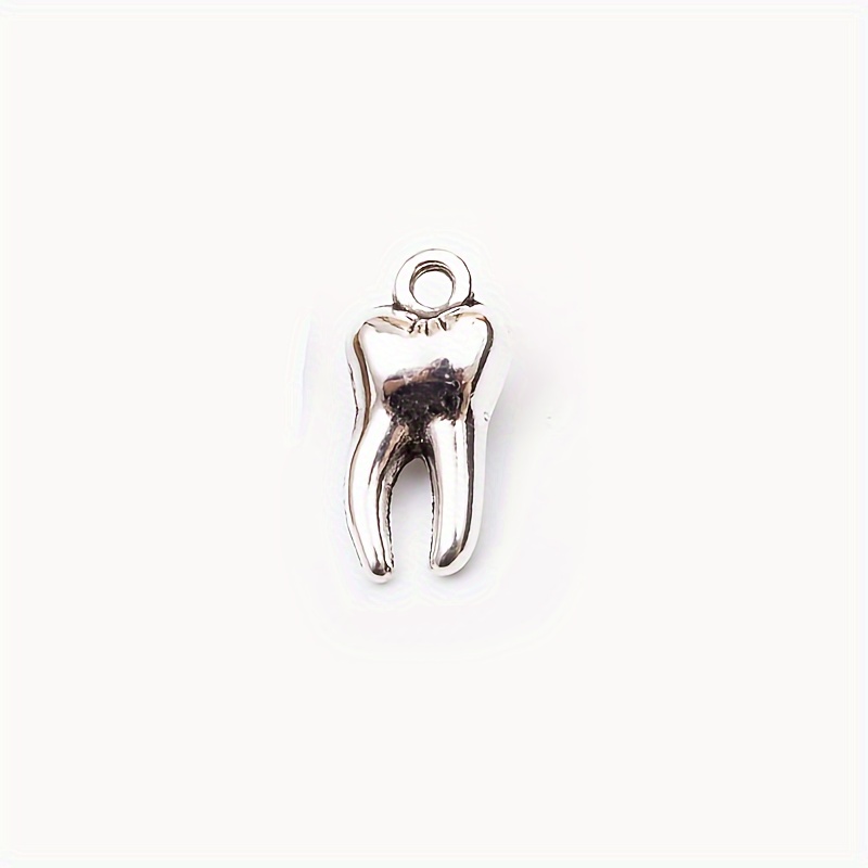 Diy Vintage Alloy Tooth Shaped Charms Teeth Pendants Bulk - Temu Ireland