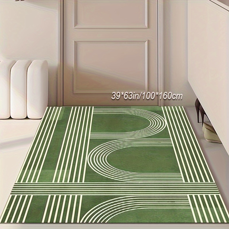 Green Geometric Minimalist Carpet Pan God's Maze Carpet - Temu Ireland