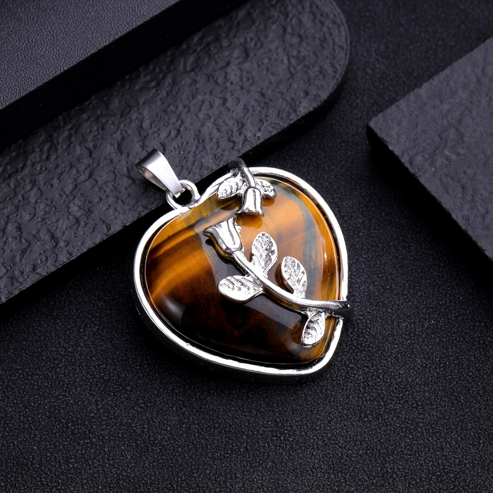 Rose Flower Shape Love Heart Shape Natural Crystal Stone - Temu Netherlands