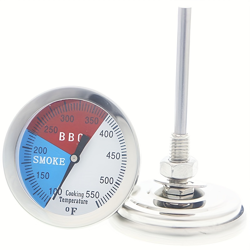 Thermometers Stainless Steel Temp Gauge Bbq Charcoal Grill - Temu