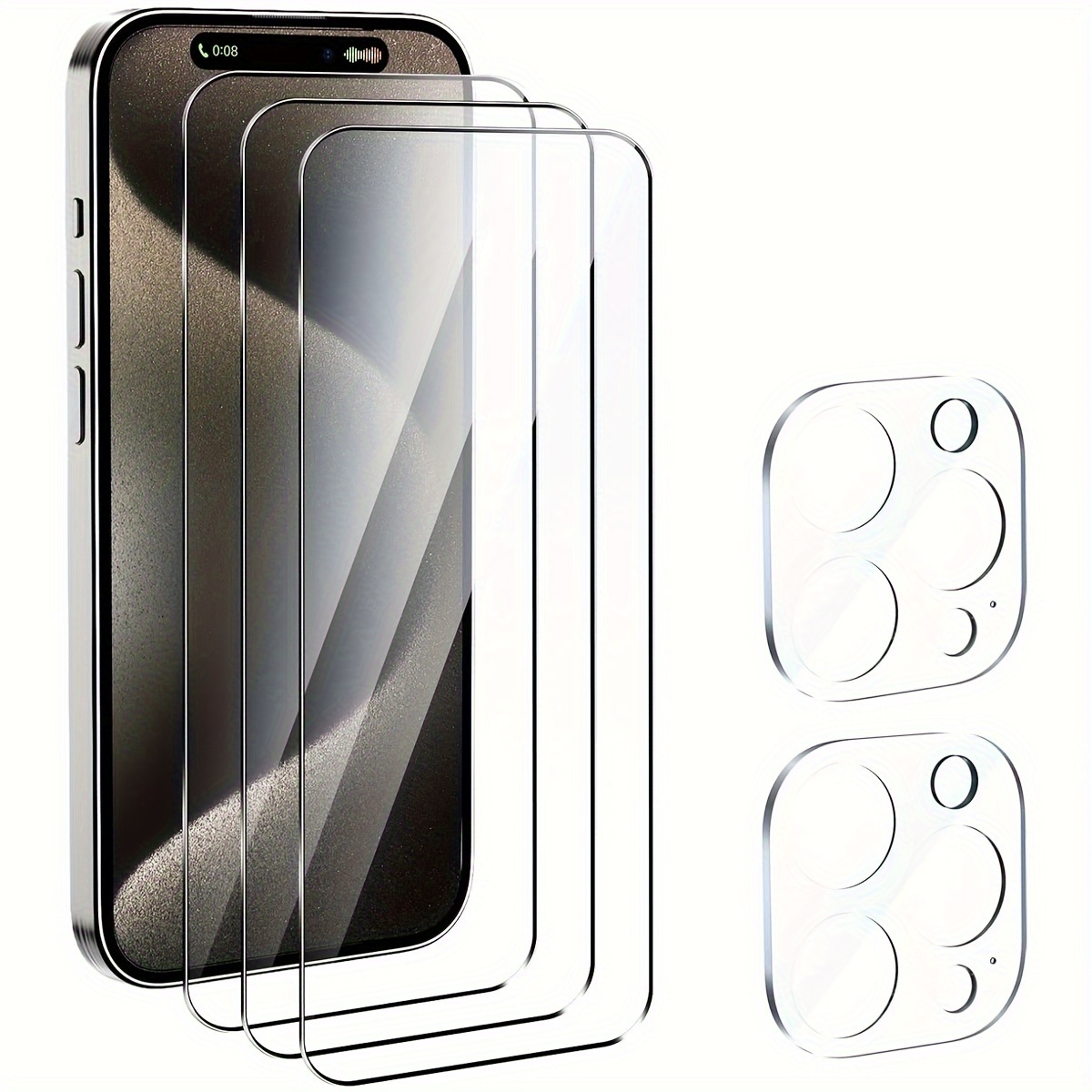 Iphone 15 14 13 12 11 Pro Max Screen Protector Camera Lens - Temu ...