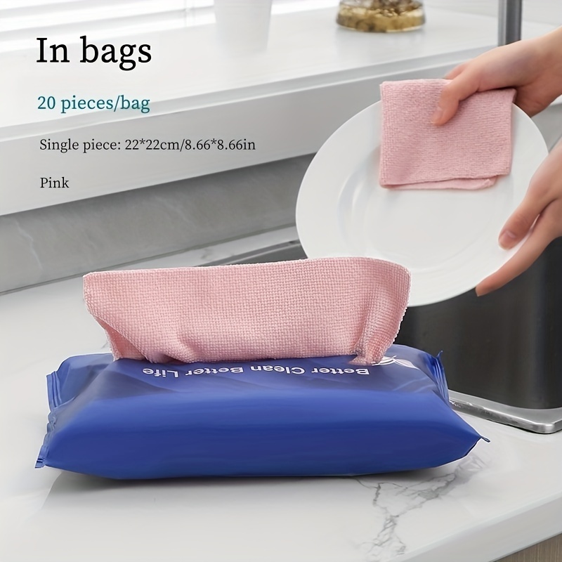 Scouring Pad Square Dish Cloths Simple Style Dish Towel - Temu New Zealand