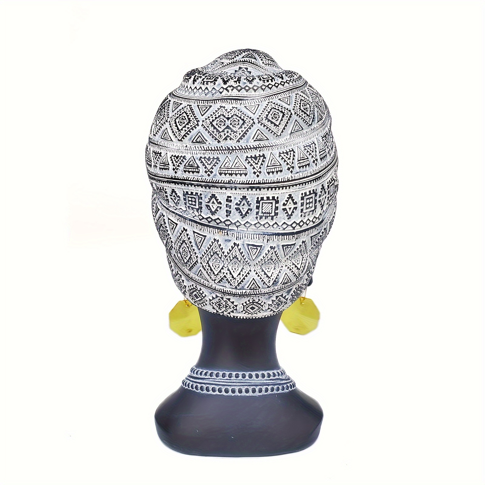 African Statue Sculptures Black African Girl Art Figurines - Temu