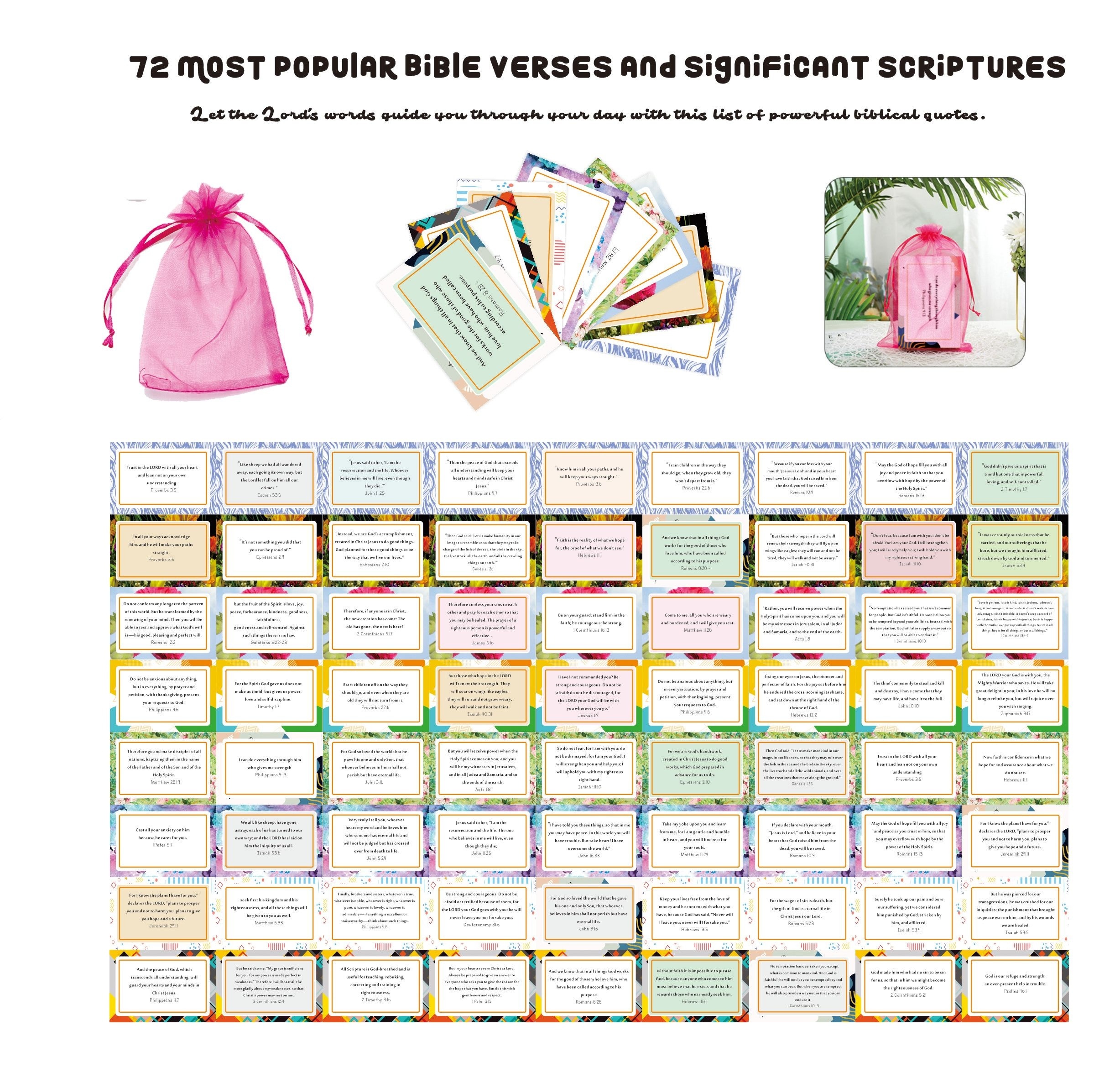 Verse Cards Prayer Cards Inspirational Prayer Cards - Temu