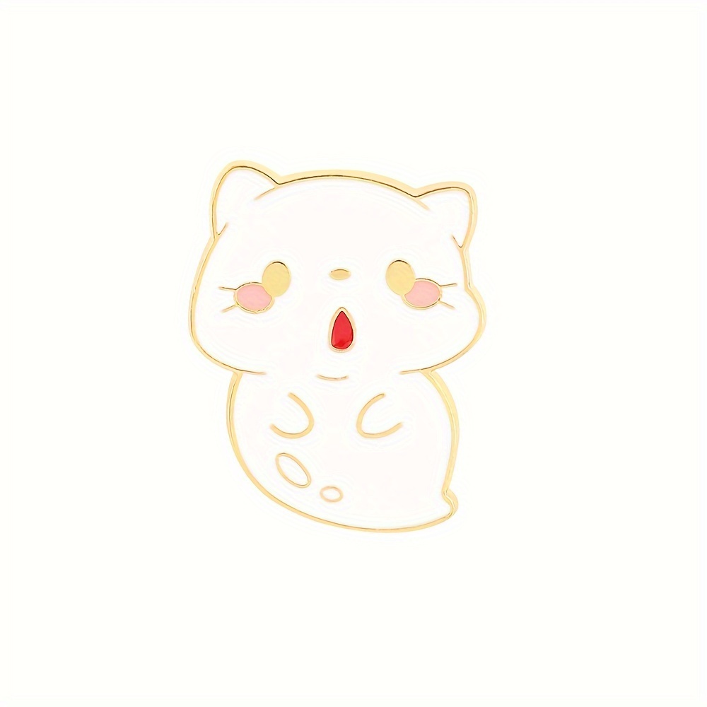 Animal Lover Collection Brooch Girls Cute White Black Cat - Temu United ...