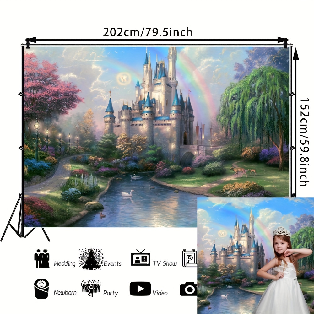 Princess Castle Backdrop Party
