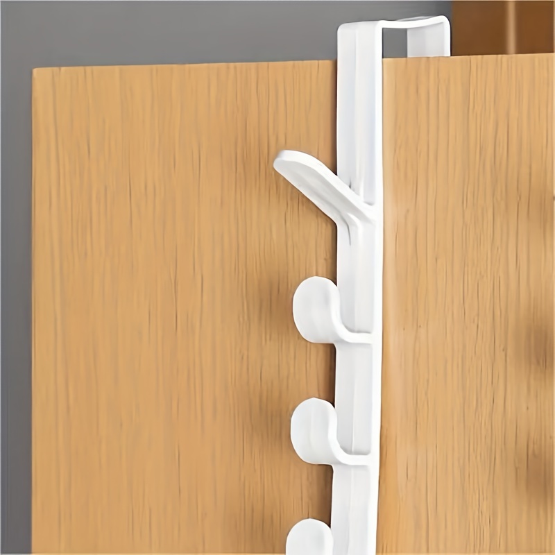 Coat Storage Rack Hooks Door Hanging Storage Rack Hook Punch - Temu ...
