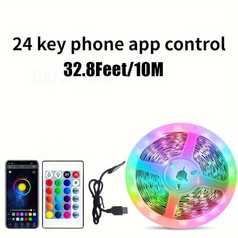 Rgb Led Strip Lights Create A Magical Atmosphere Music Sync - Temu ...