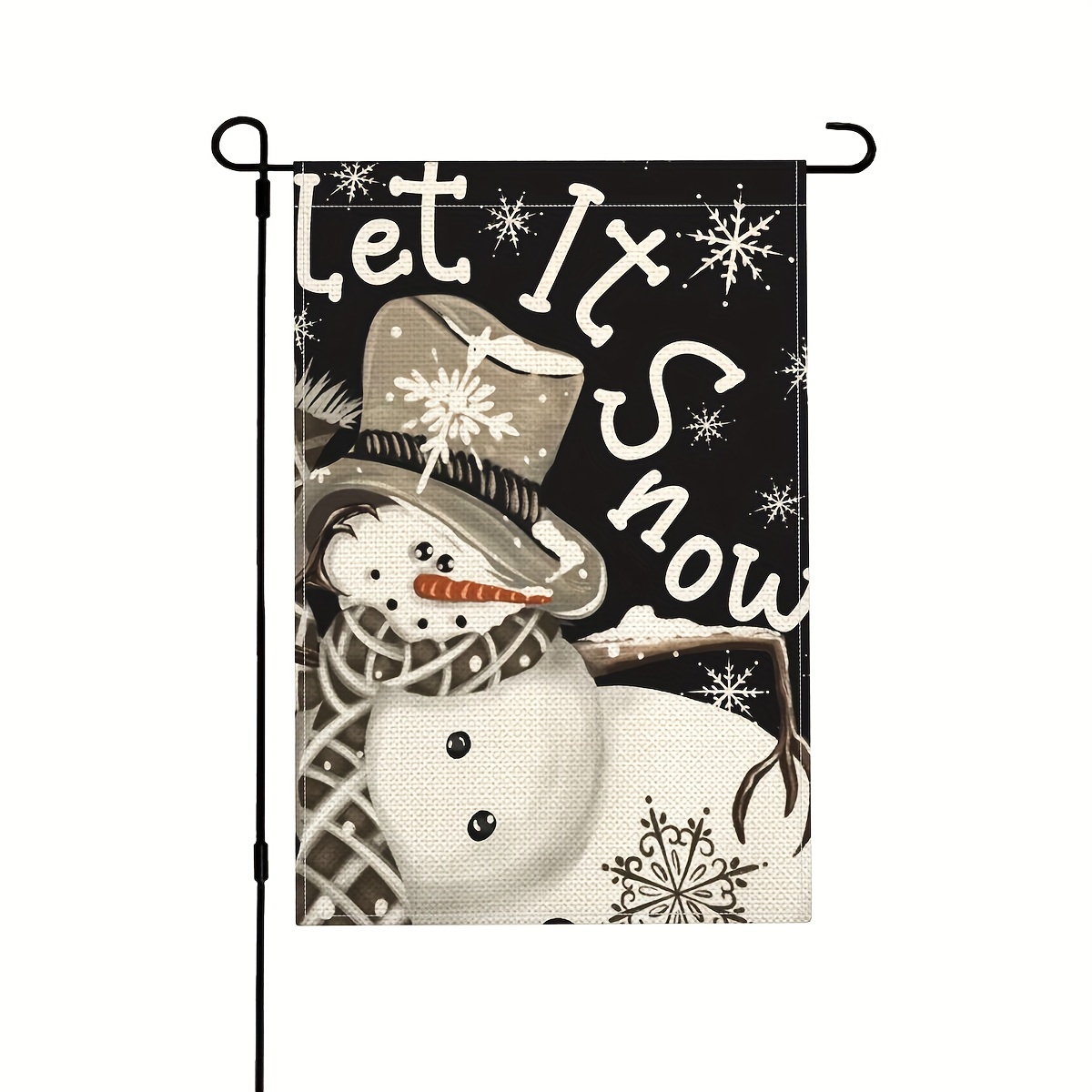 Welcome Christmas Winter Garden Flag Snow Outdoor Home Yard - Temu ...