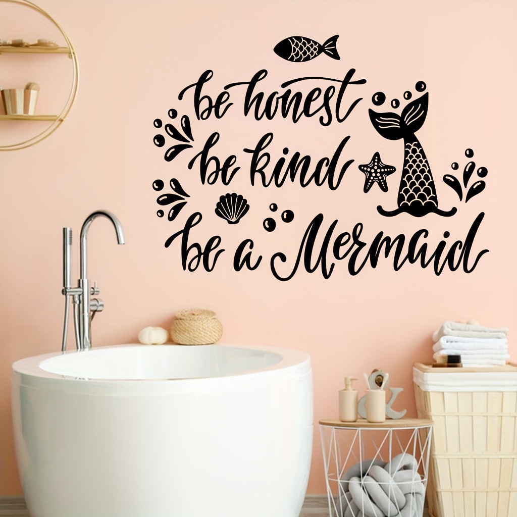 creative bathroom wall sticker soak relax enjoy self - Temu Canada