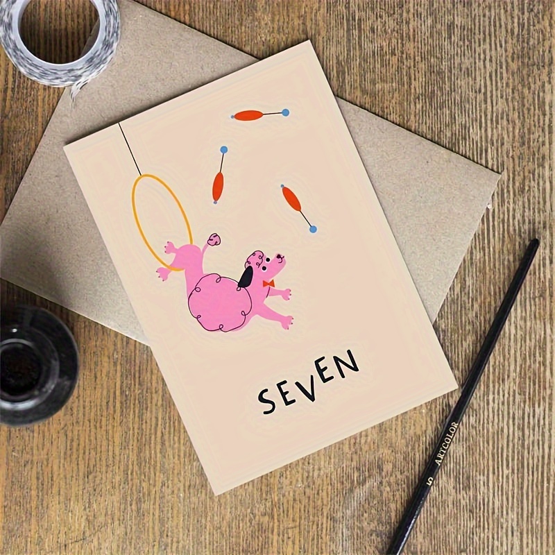 7th Birthday Card Birthday Card 7 Year Old Daughter - Temu