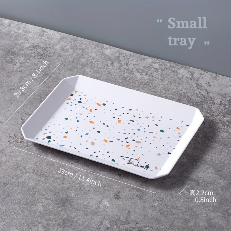 Rectangular Bathroom Tray Kitchen Living Room Melamine Resin - Temu ...