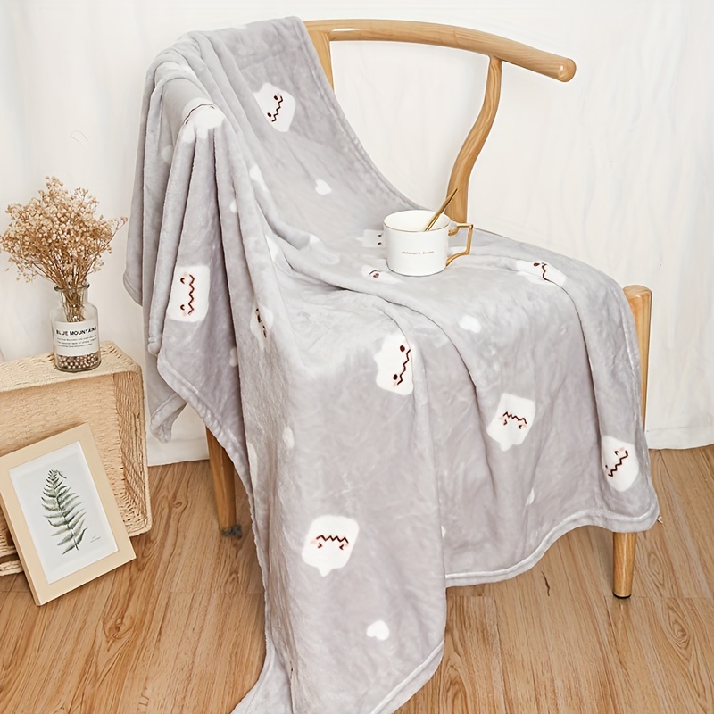 Flannel Blanket Cartoon Monster Blanket Skin Friendly - Temu United Kingdom