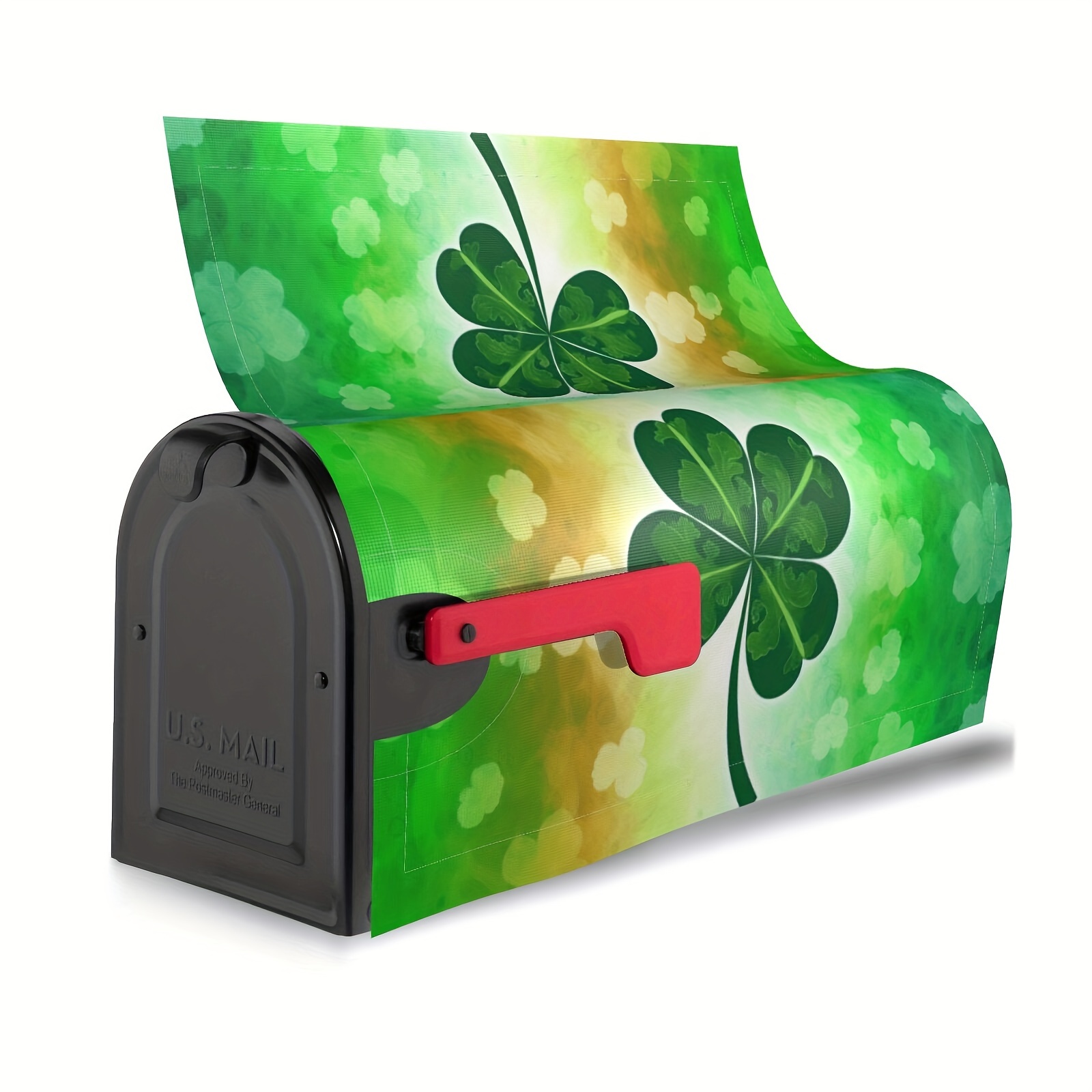 1 Stück St. Patrick's Day Klee Mailbox Cover Garten Hof - Temu Germany