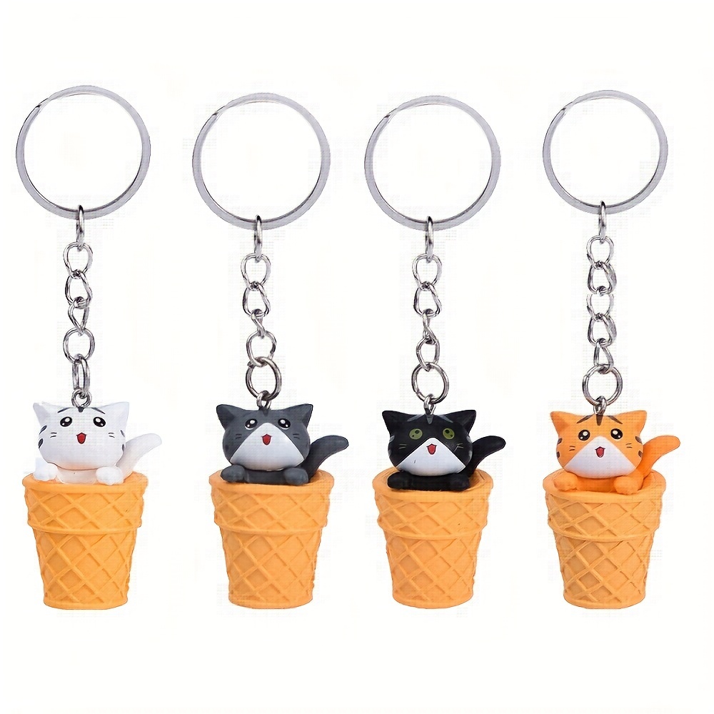 Cute Cat Keychain Holiday Gift Hanging Accessories For - Temu New Zealand