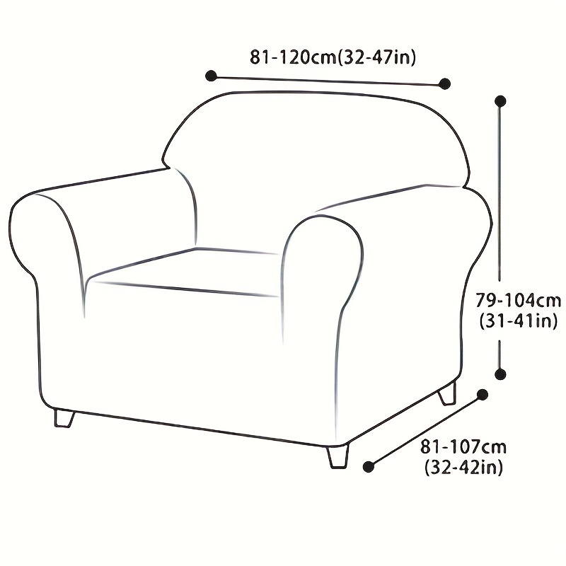 Stretch Armchair Slipcover Couch Cover Sofa Cover Furniture - Temu