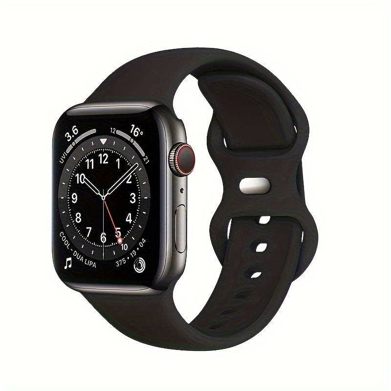 Silicone Strap Suitable Iwatch Strap Rubber Strap Bracelet - Temu ...