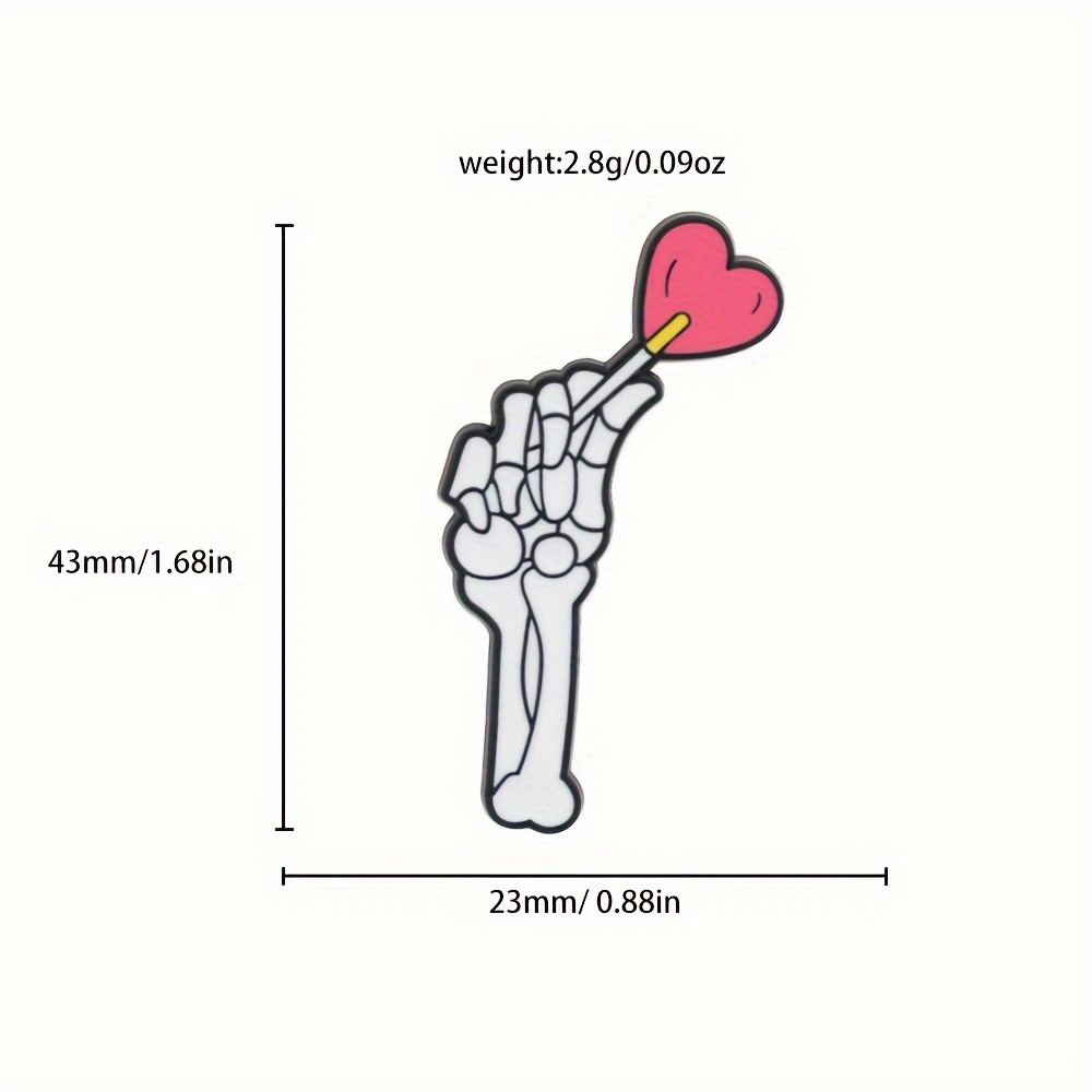 Gothic Style Brooch Trendy Skeleton Design Perfect Backpack/ - Temu ...