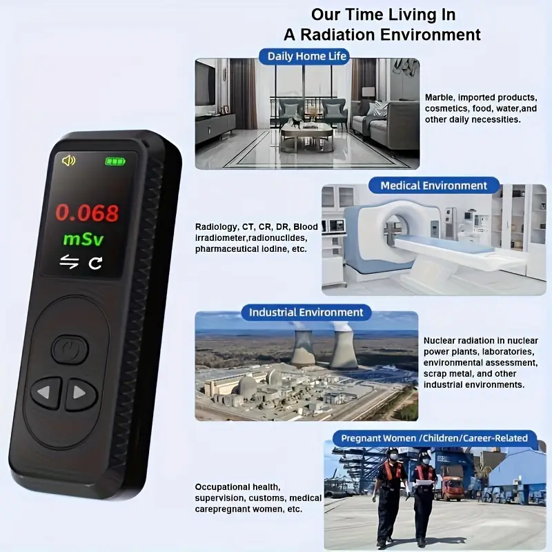 Handheld Nuclear Radiation Detector Household Radioactive Temu New