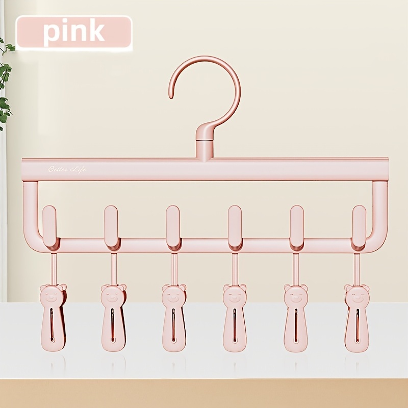 Multi clips Socks Plastic Hanger Clothes Drying Rack - Temu Denmark