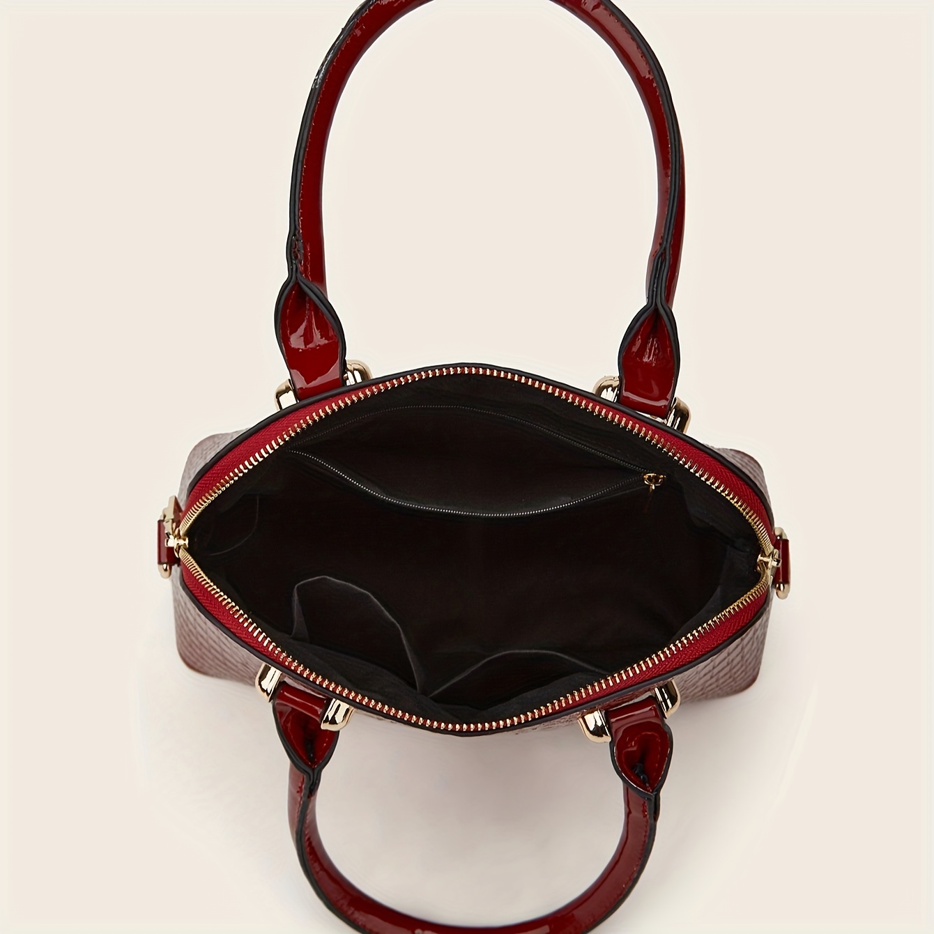 Crocodile Pattern Tote Bag Luxury Top Handle Satchel Bag - Temu