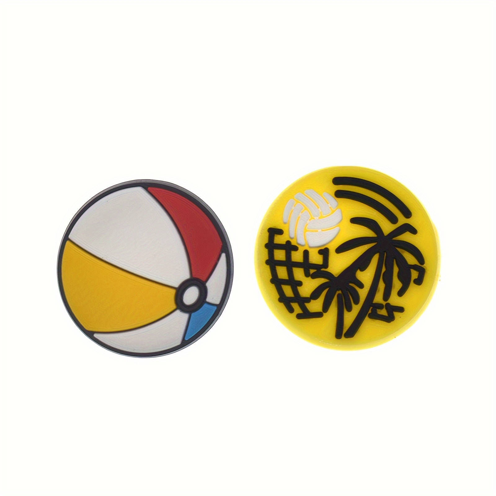 Volleyball Series Shoe Charms Clogs Sandals Decoration Shoes - Temu ...