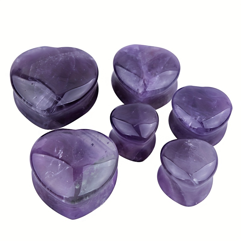 6mm Heart shaped Ear Gauges For Men Unisex - Temu Australia