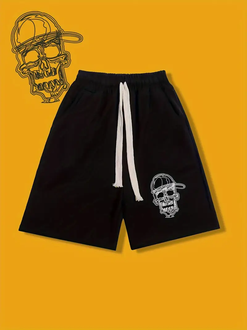 Mens Plus Size Streetwear Shorts Assorted Graphic Print Temu Australia