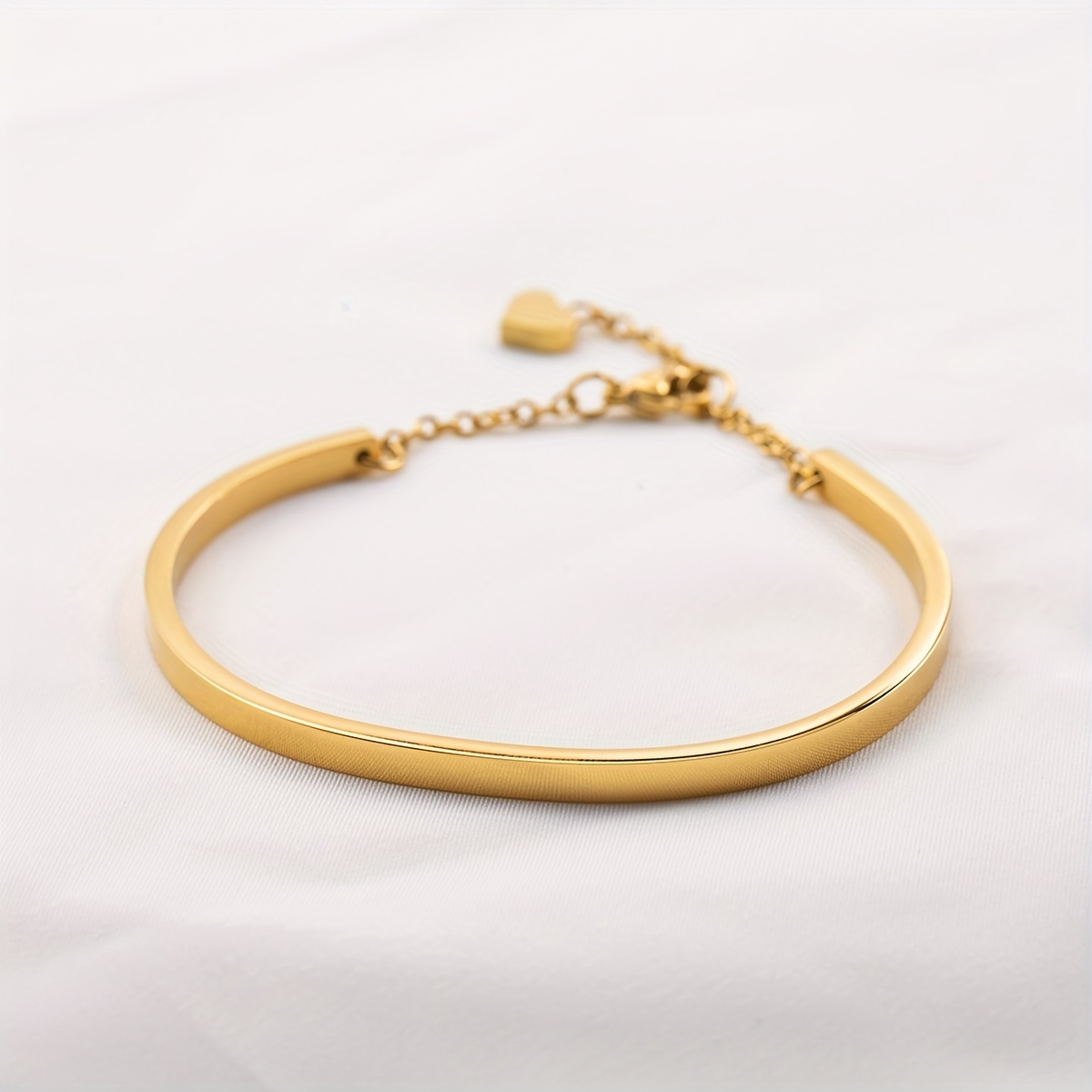 One Simple Romantic Fashion Stainless Steel Gold Plated With - Temu ...