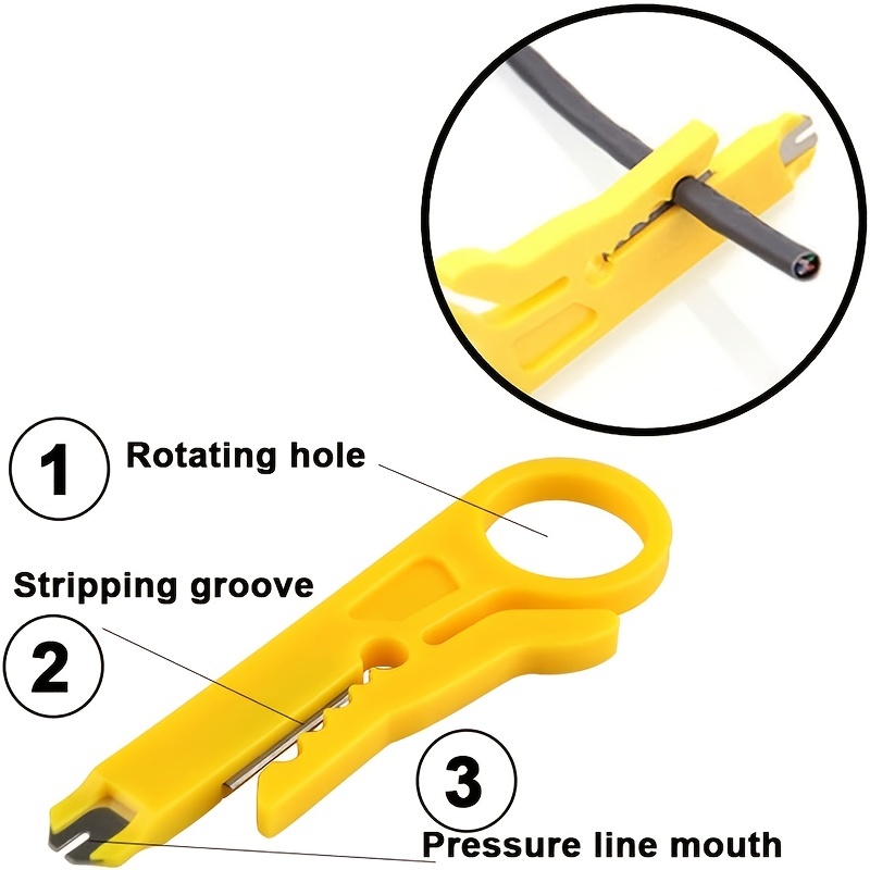 Mini Wire Stripper Cutter Impact Punch Tool Sk - Temu United