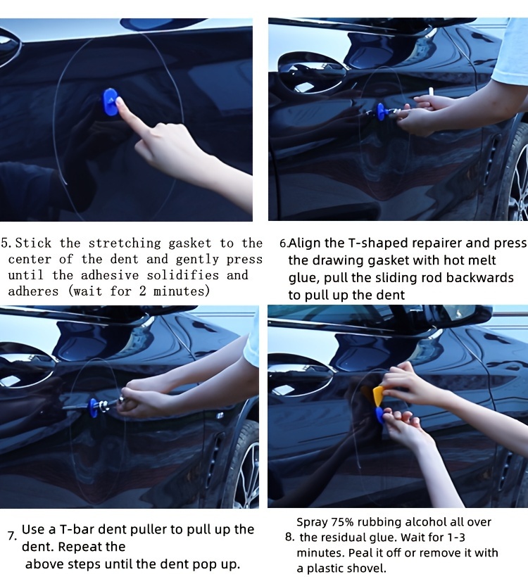 Paintless Dent Repair Tool Dent Puller Kit Dent Car Dent - Temu Brazil