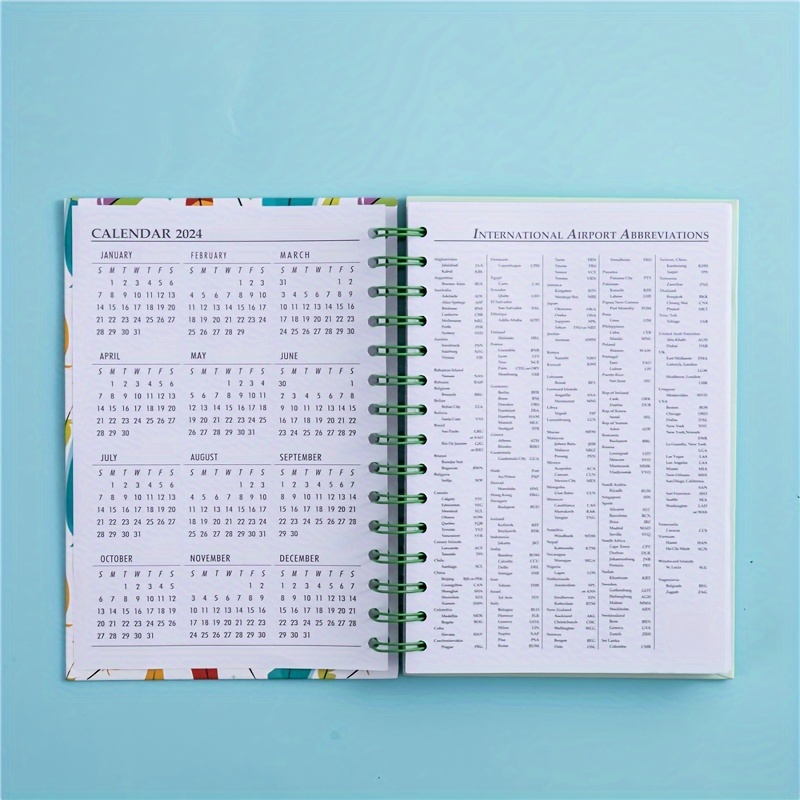 Colored Feathers 365 Day Calendar Planner Daily Planning - Temu