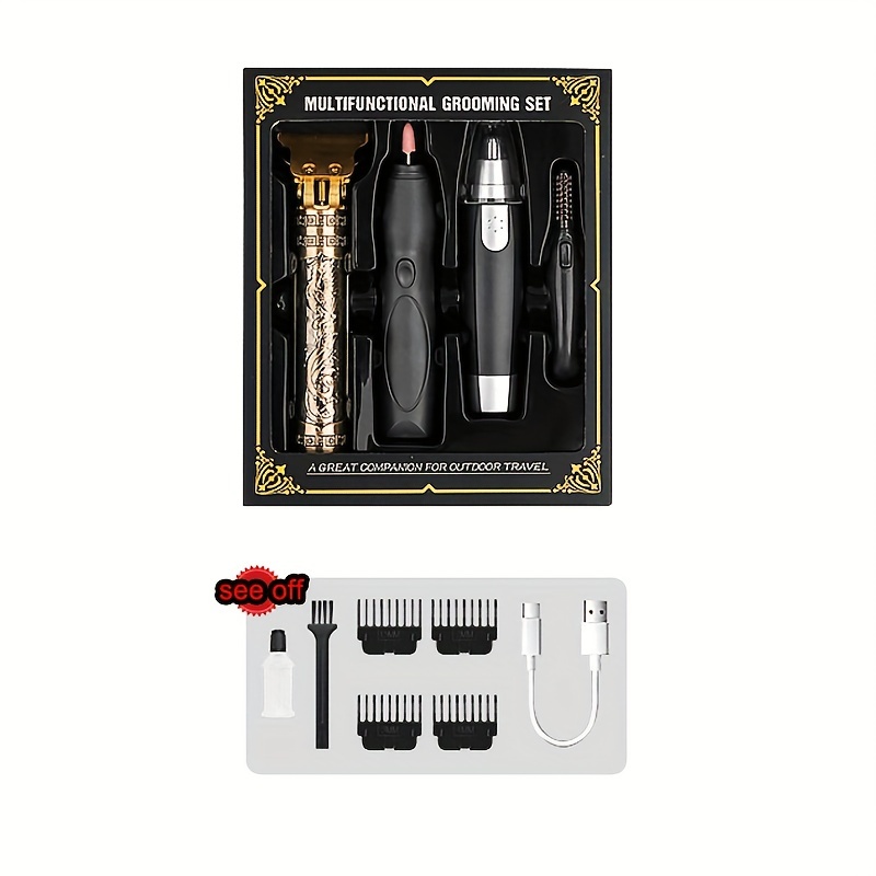 Multifunctional Grooming Set Hair Clipper Trimmer Nail - Temu Australia