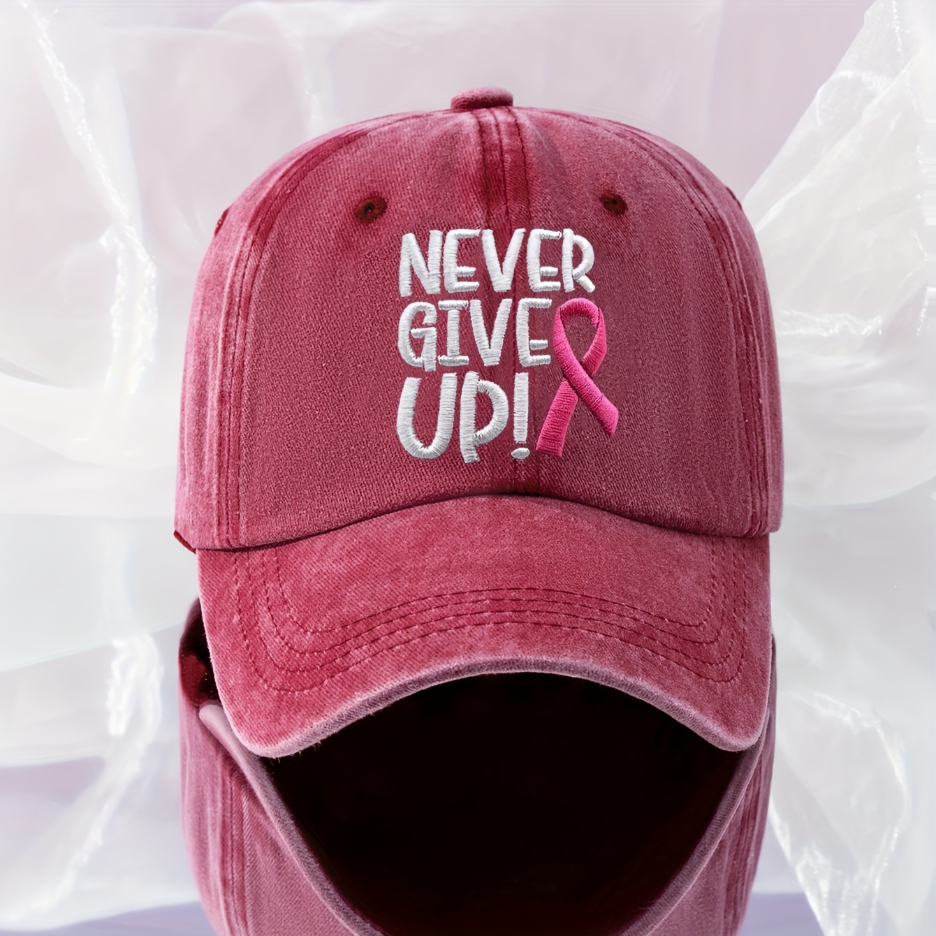 1pc unisex sunshade vintage washed baseball cap with embroidery for ...