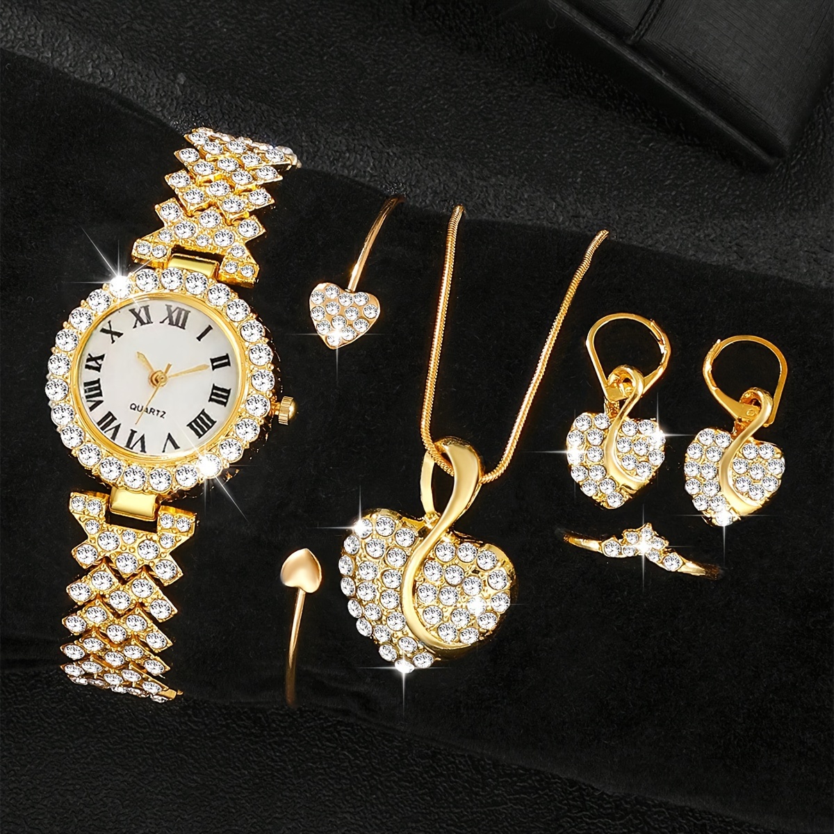 6pcs set luxury quartz watch - Temu Ireland