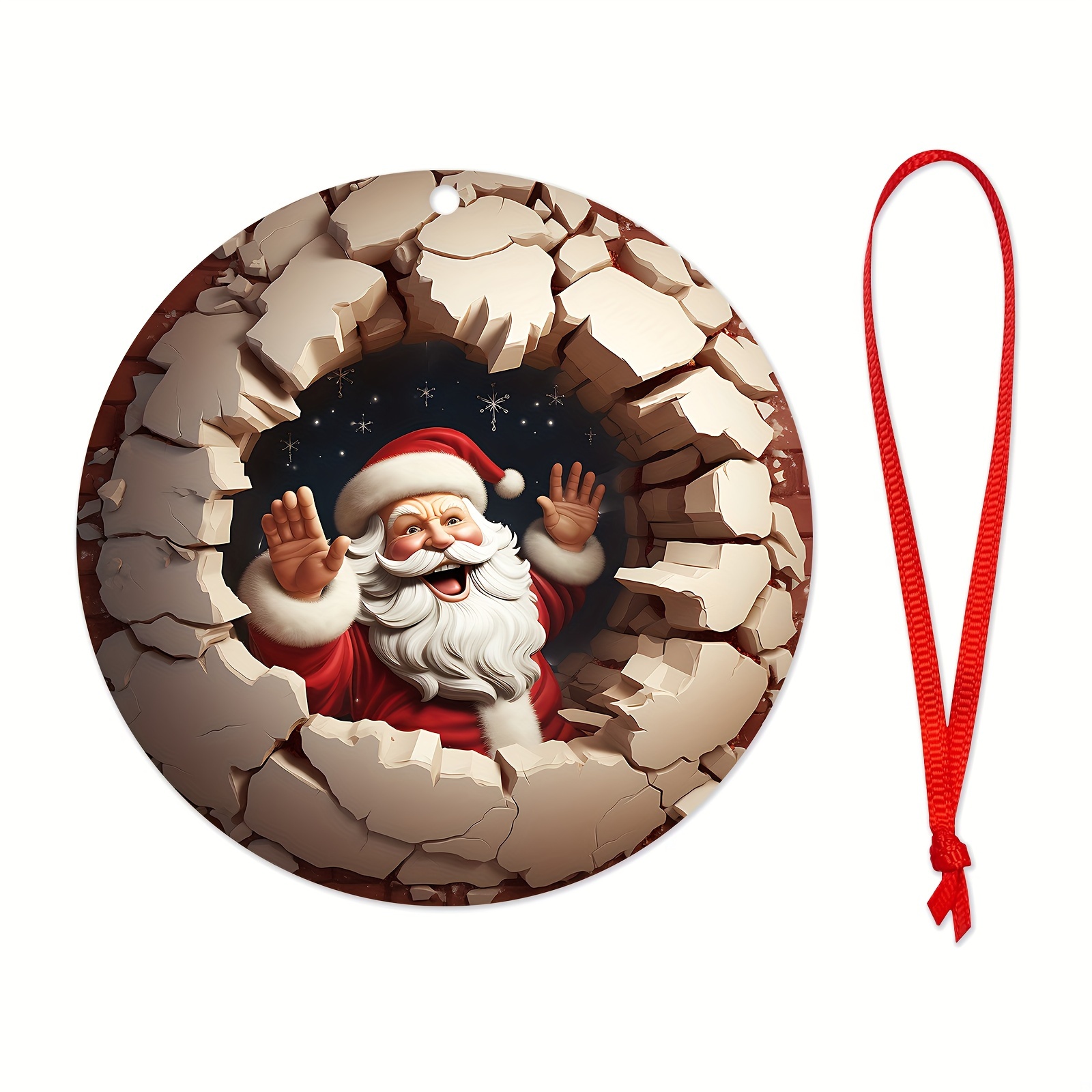 2d Christmas Themed Christmas Tree Wooden Ornaments Hanging - Temu Ireland