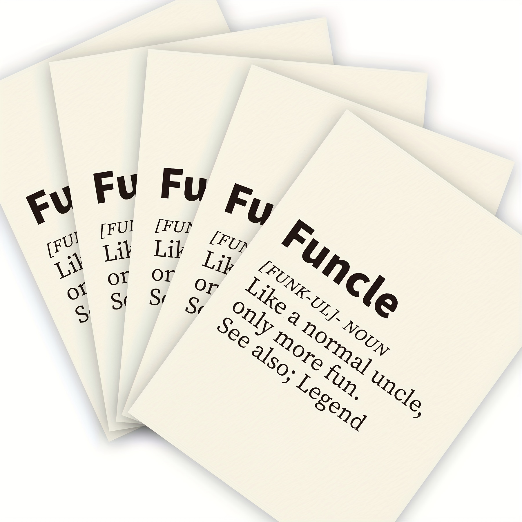 Unique Happy Birthday Card Uncle Funcle Gifts Decorations - Temu United ...