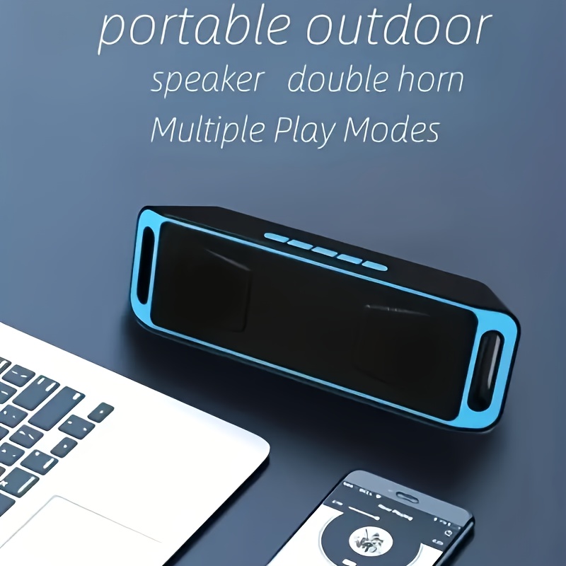 Outdoor Portable Wireless Stereo Speaker Subwoofer Supports - Temu