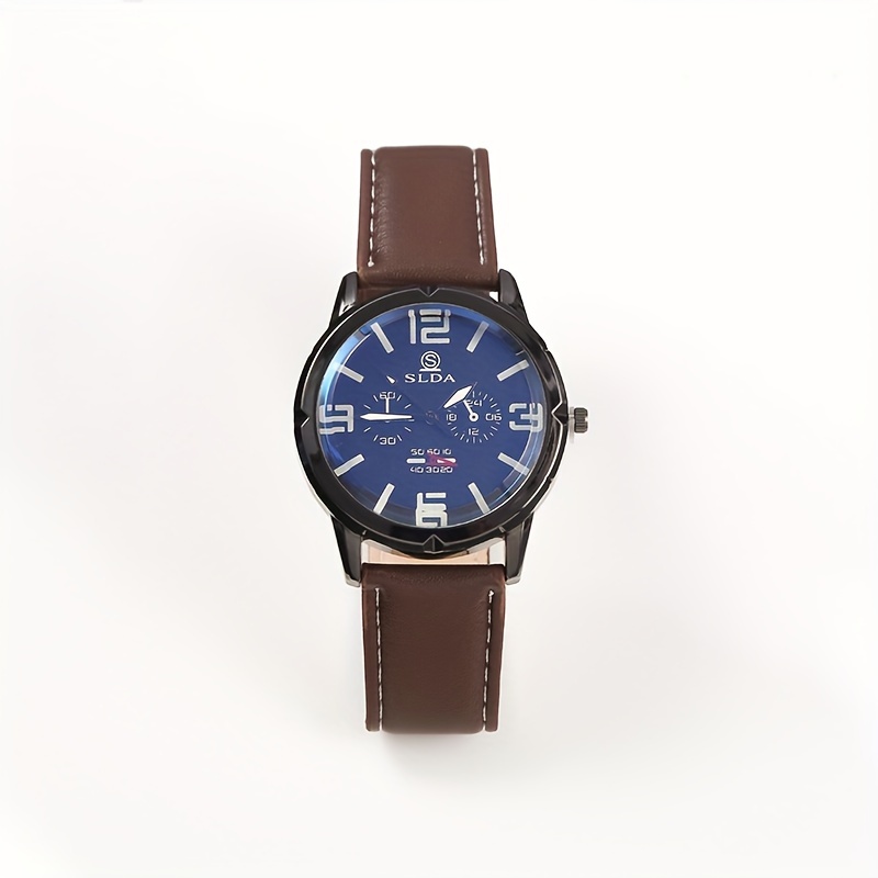 Fashion Business Men's Quartz Watch, Student Casual Thin Watch - Temu ...