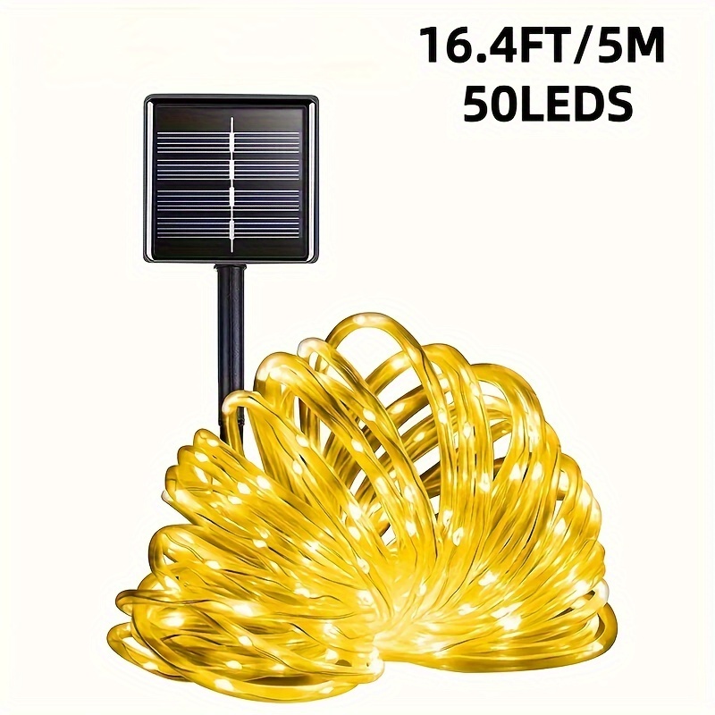 100led Warm White Solar Tube Light Waterproof Commercial - Temu United ...